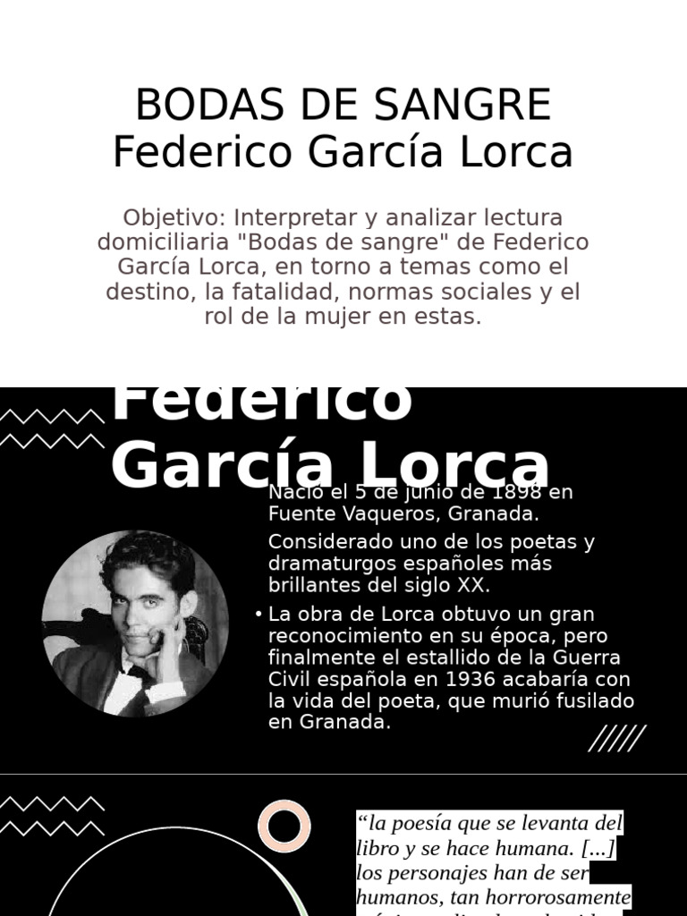 Bodas de Sangre | PDF | Federico García Lorca | Tragedia