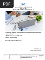 Accounting and Finance Level IV COC | PDF