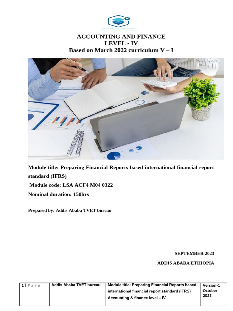 Preparing IFRS Financial Reports | PDF | Depreciation | Fixed Asset