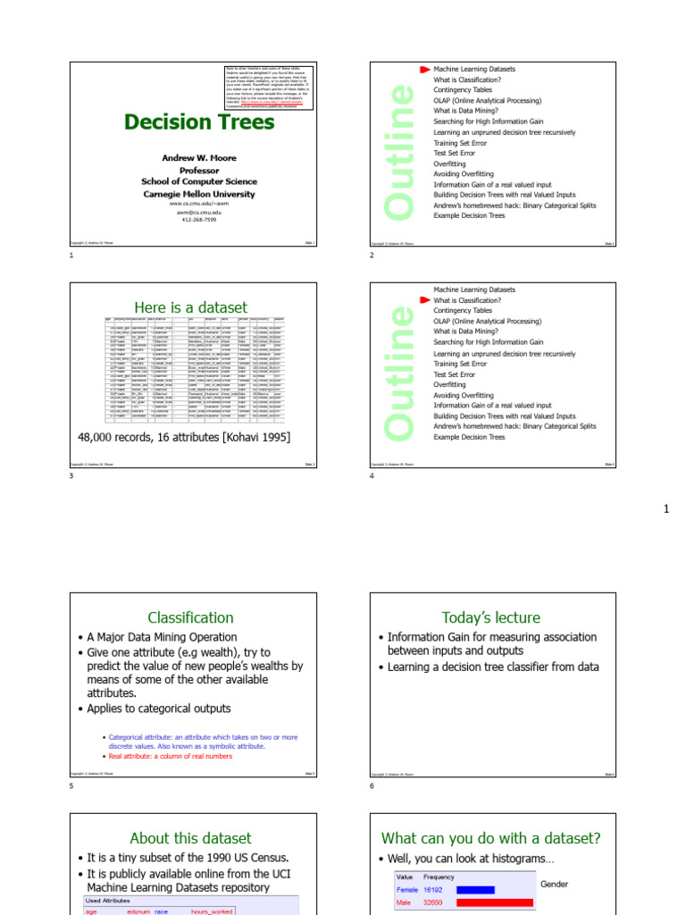 Decision Tree LectureNotes | PDF