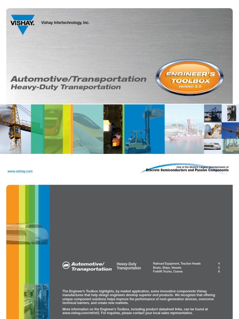 Vishay Heavy Duty Transportation | PDF | Manufactured Goods ...