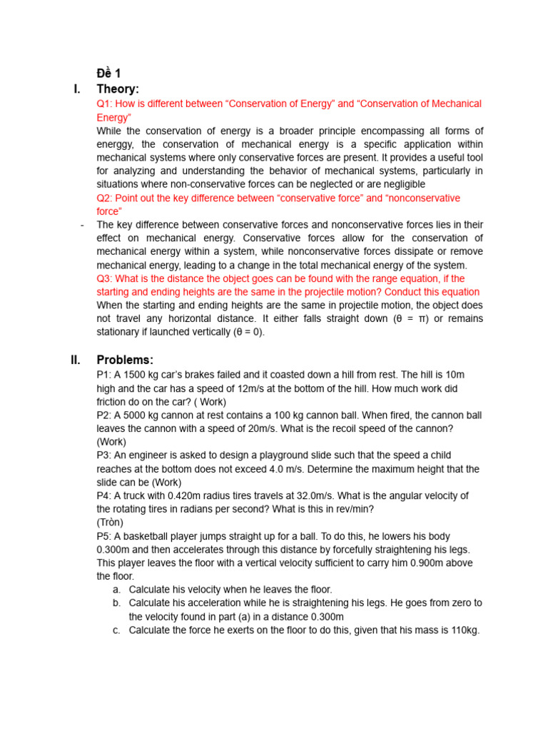 Bản sao của Final Physics | PDF