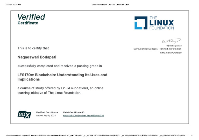 Edx Blockchain1 | PDF