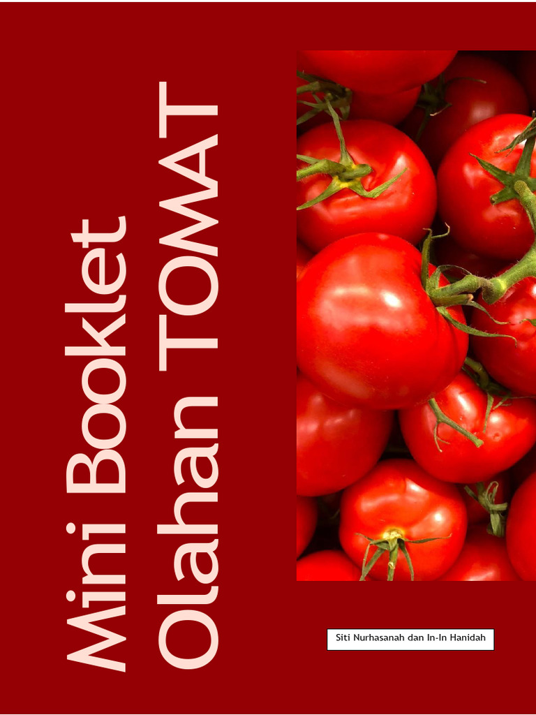 05 Mini Booklet Inovasi Produk Olahan Tomat | PDF