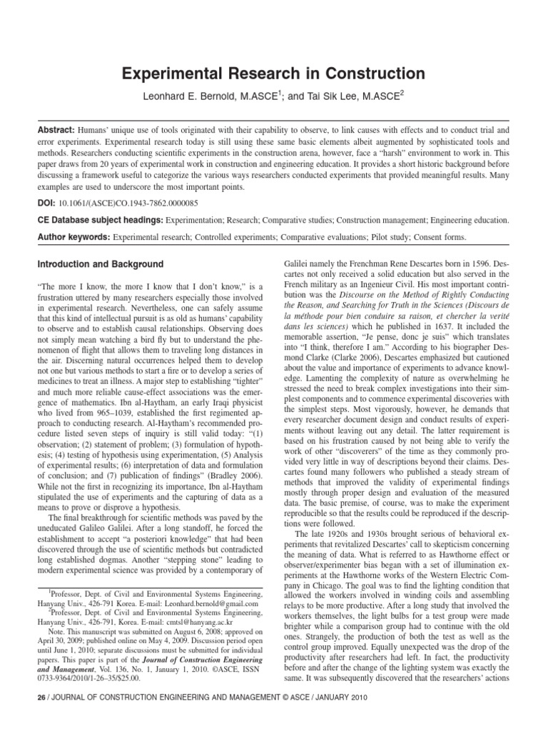 Experimental Research | PDF