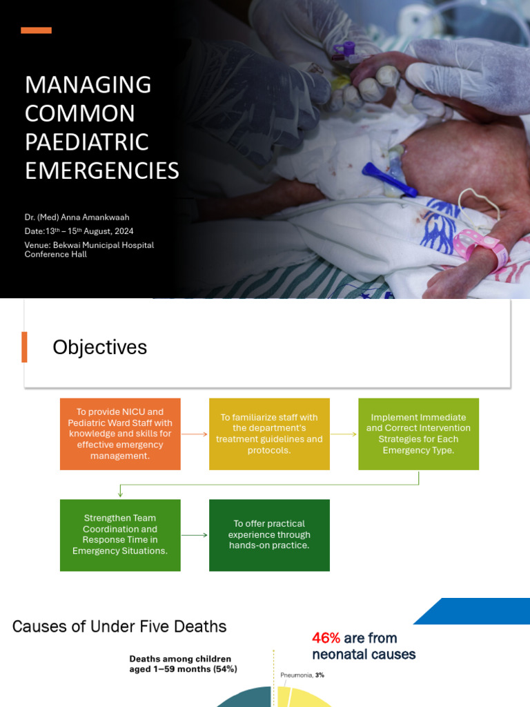 Management of Paediatric Emergencies - DR Ann | PDF