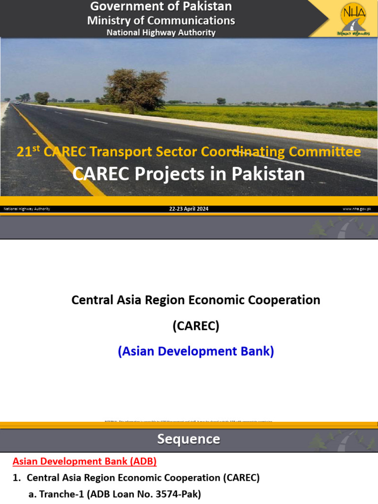 C3 - 1 PAK Presentation CAREC Updated EN 1 | PDF