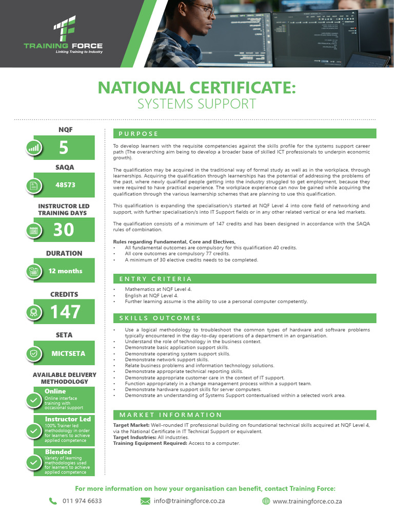 System Support Level 5 | PDF