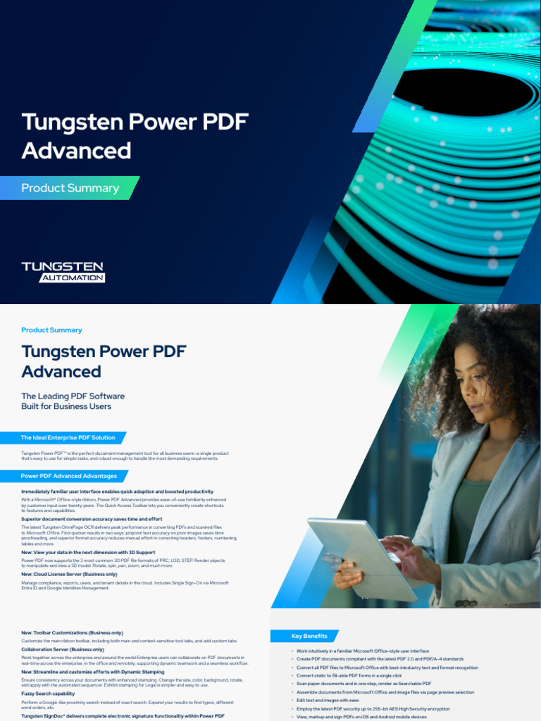Power PDF Advanced Product Summary | PDF