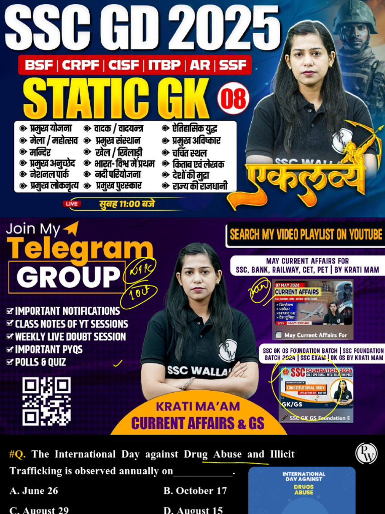 Static GK 8 | PDF