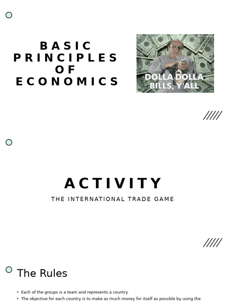 Basic Principles of Economics | PDF