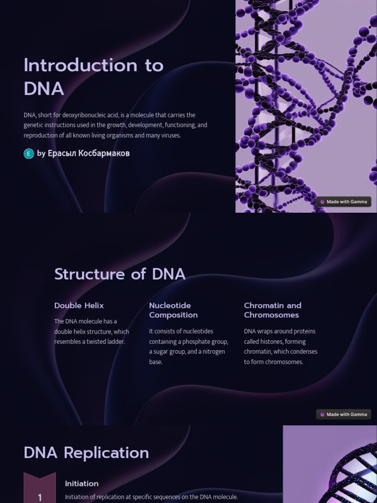 Introduction To DNA | PDF