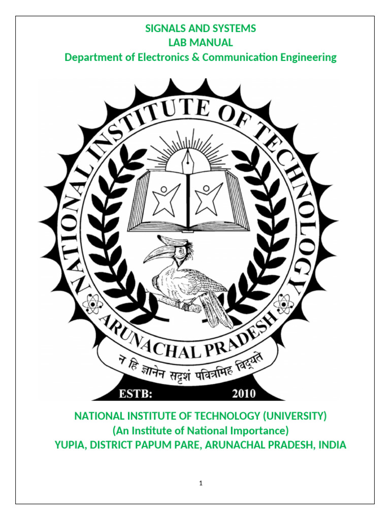 New Manual-Signals&system | PDF | Computers