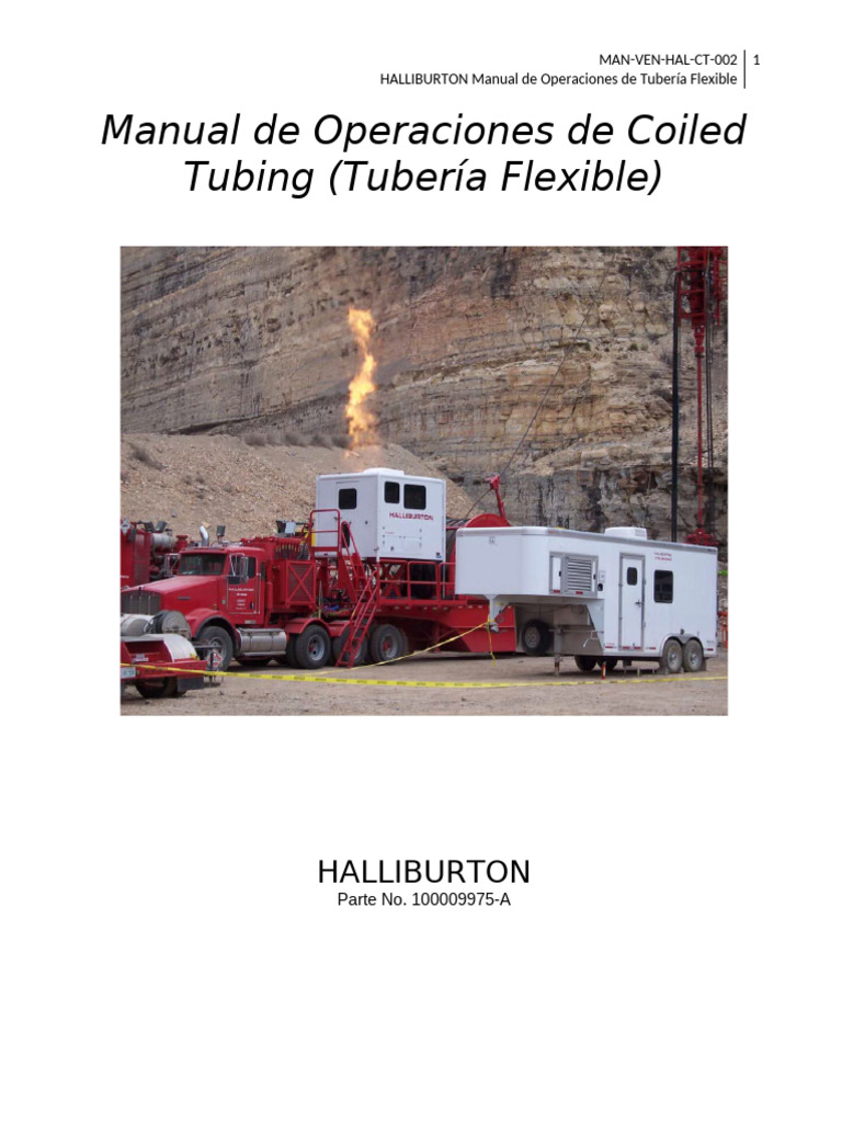 Manual de Operaciones CT Halliburton | PDF