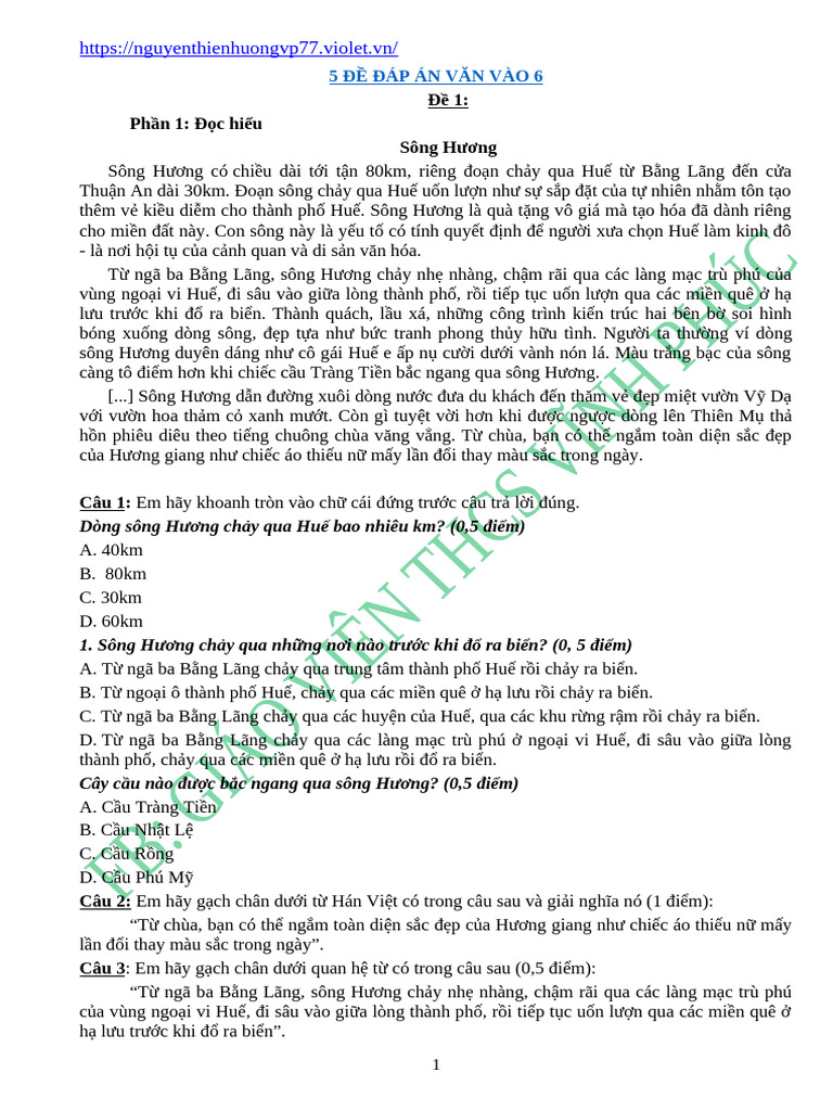 5 de Dap An Van Vao 6 | PDF