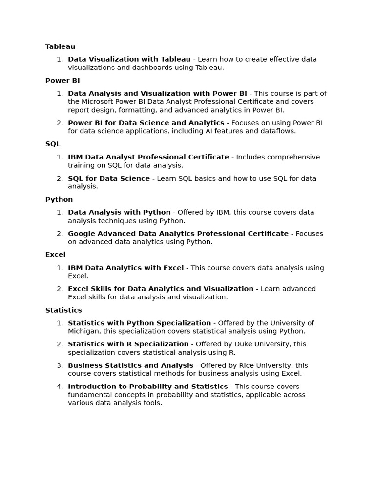 My Road Map in Coursera | PDF