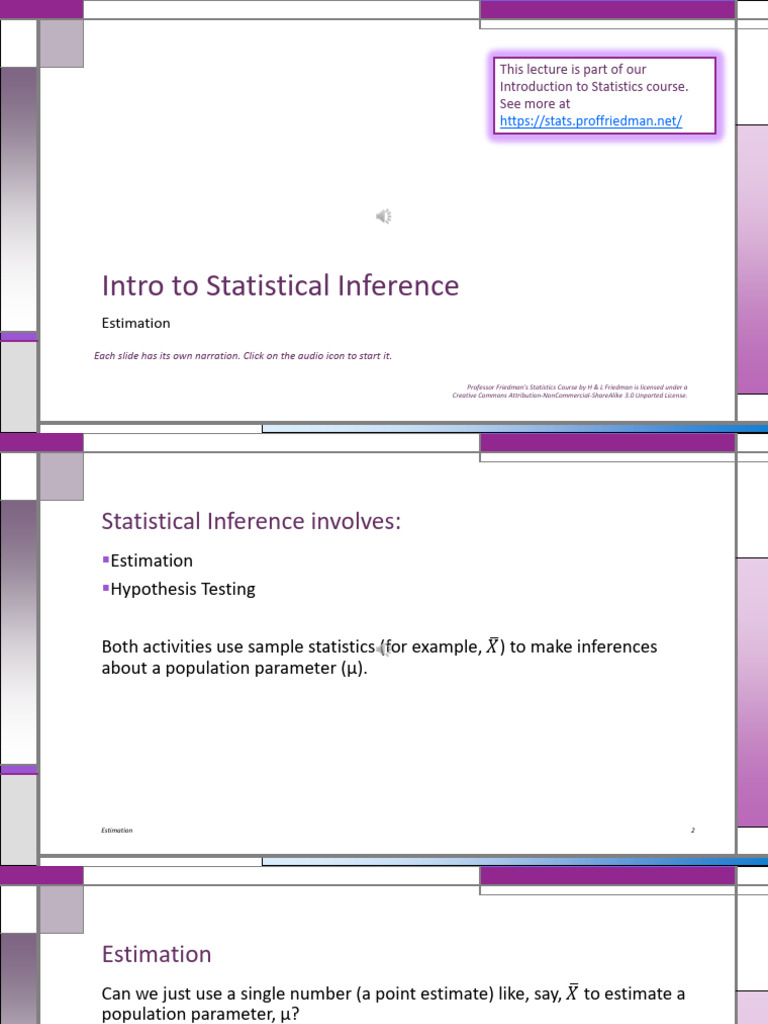 Estimation Lecture | PDF