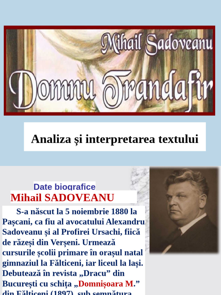 Domnu Trandafir | PDF