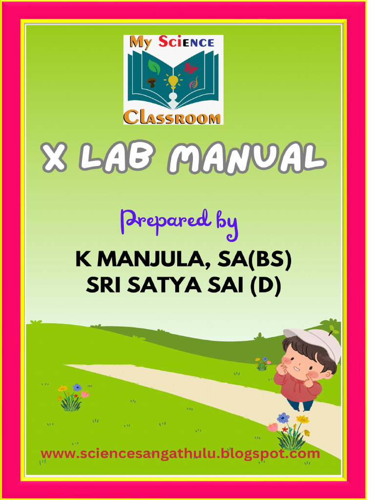 X - LAB - MANJULA Biology | PDF