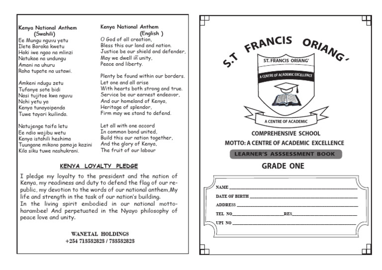 CBC Covers Grade 1 | PDF