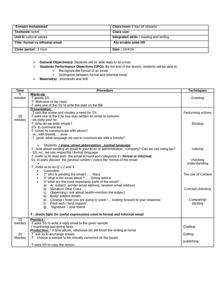 Writing Email | PDF | Human Communication | Cognition