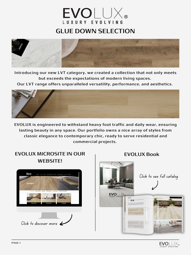 Evolux Newsletter Glue Down | PDF