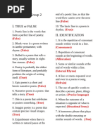 Poetic Devices and Techniques List | PDF