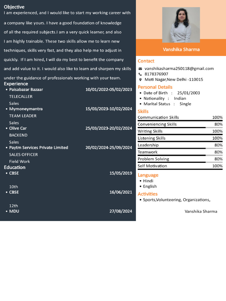 Vanshika Sharma | PDF