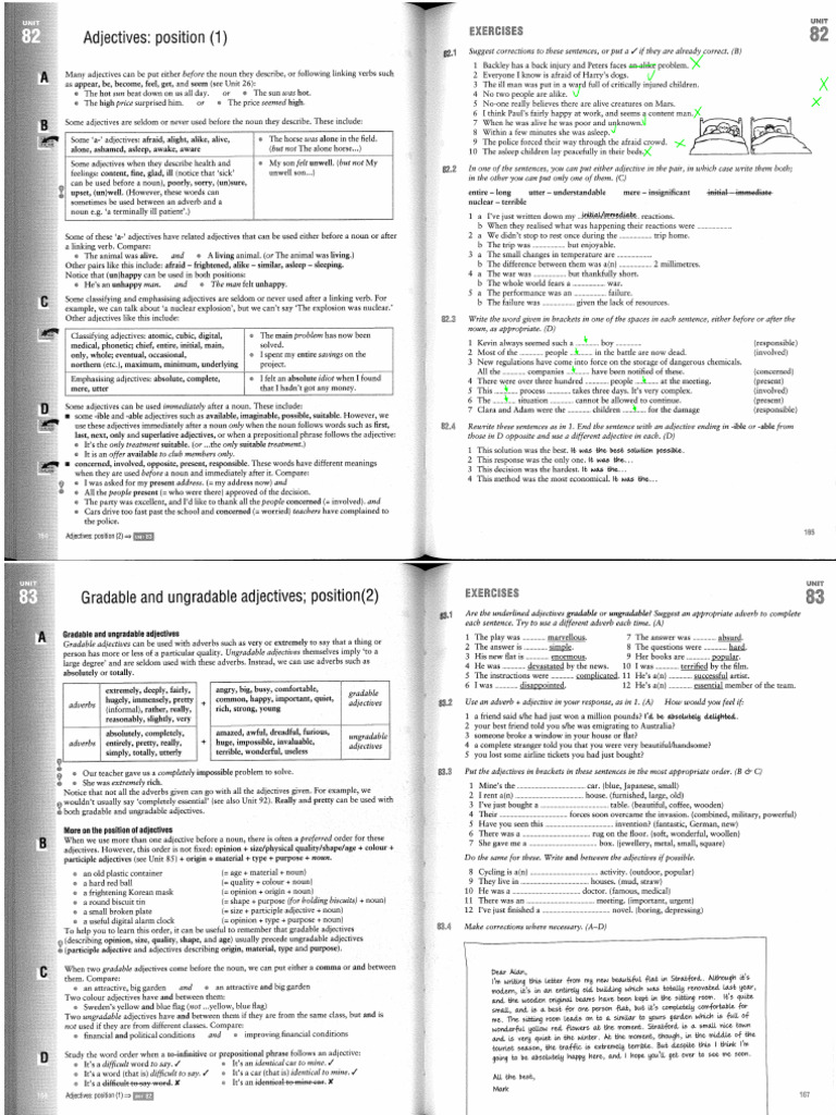 Adjectives and Adverbs | PDF