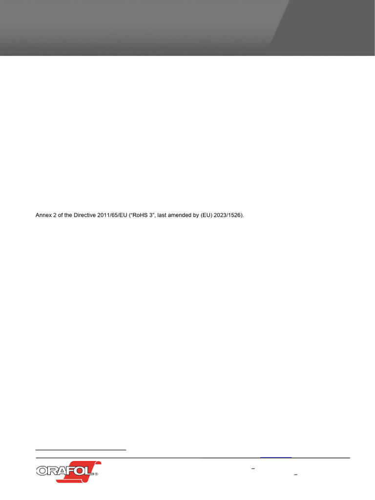 Oralite 5430 Construction Grade 2510 Article Information Europe en | PDF