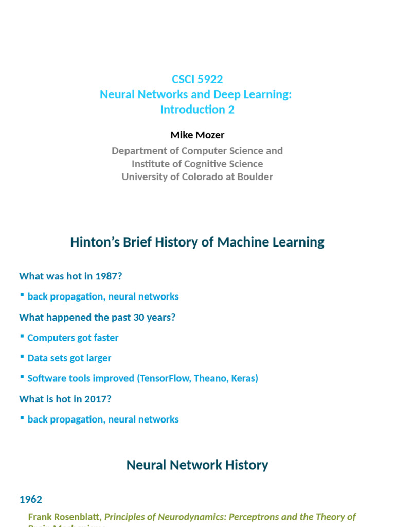Neural Networks and Deep Learning | PDF