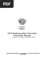 UGHG Hostel Admission Details 2025 | PDF | University And College ...