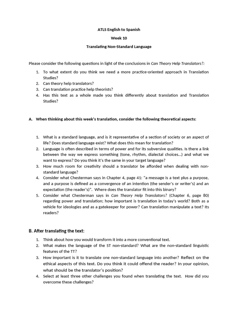 ATLS Week 10 English To Spanish | PDF
