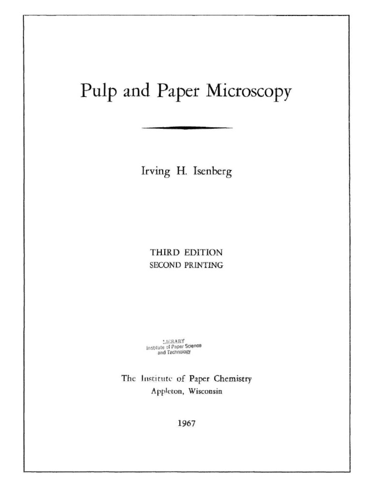 Pulp and Paper Micros | PDF