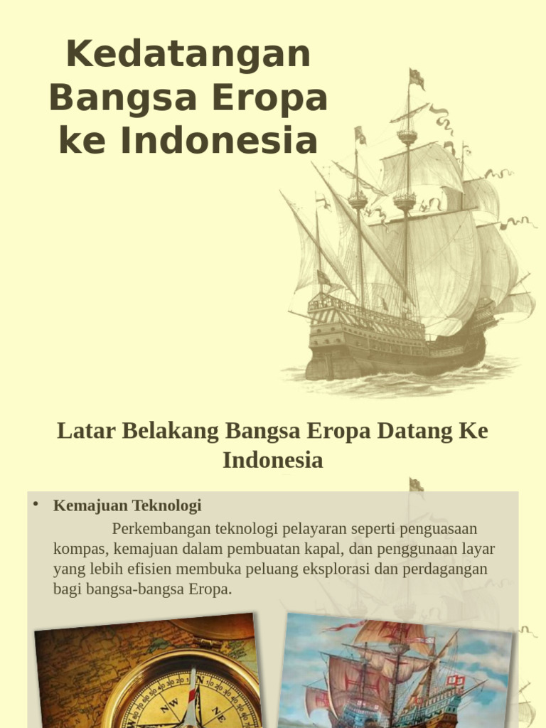 Pelayaran Bangsa Eropa Ke Nusantara | PDF