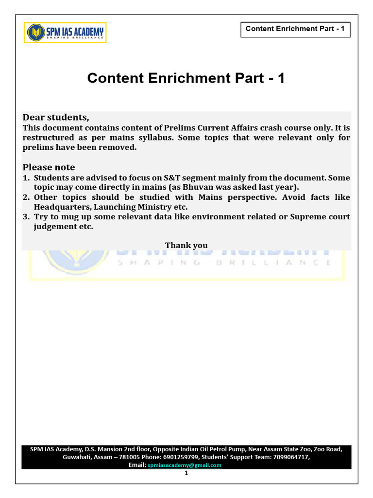 Content Enrichment - I - YesPeeYem | PDF