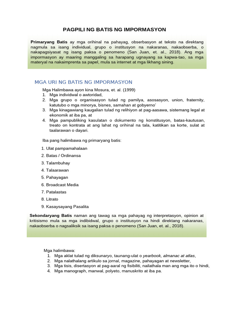 Fil 101 Lecture 3 | PDF