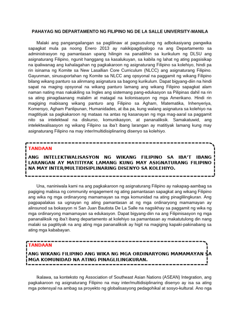 Fil 101 Lecture 2 | PDF