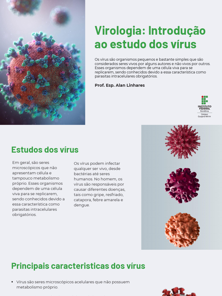 3 Microbiologia - Virologia - Introdução Ao Estudo Dos Virus | PDF