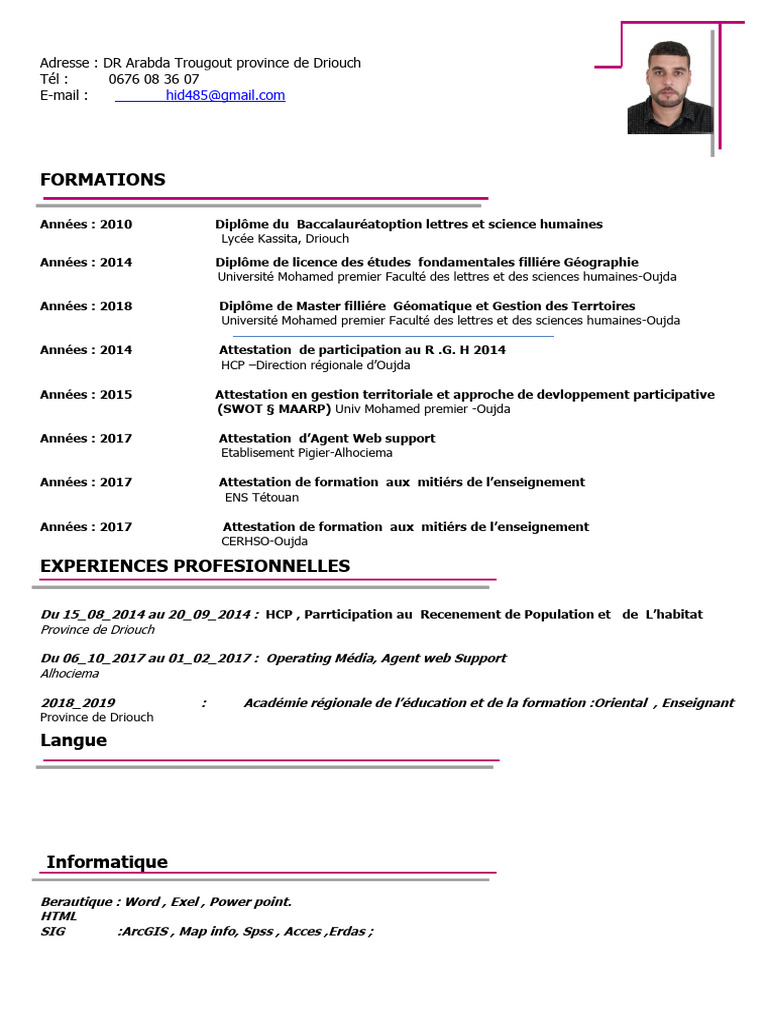 21 Modele CV Academique Violet | PDF