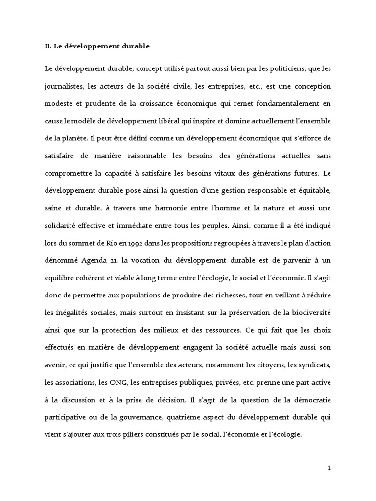 Fin Chapitre II Problèmes Environnementaux | PDF