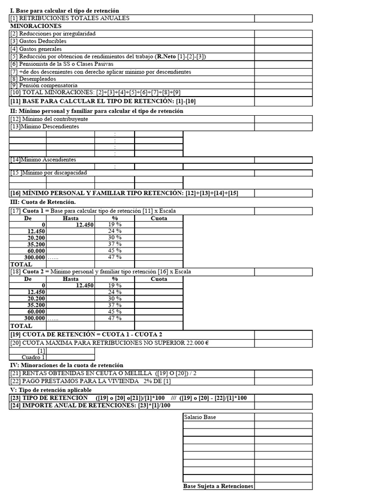 Práctica de Nóminas 2 | PDF