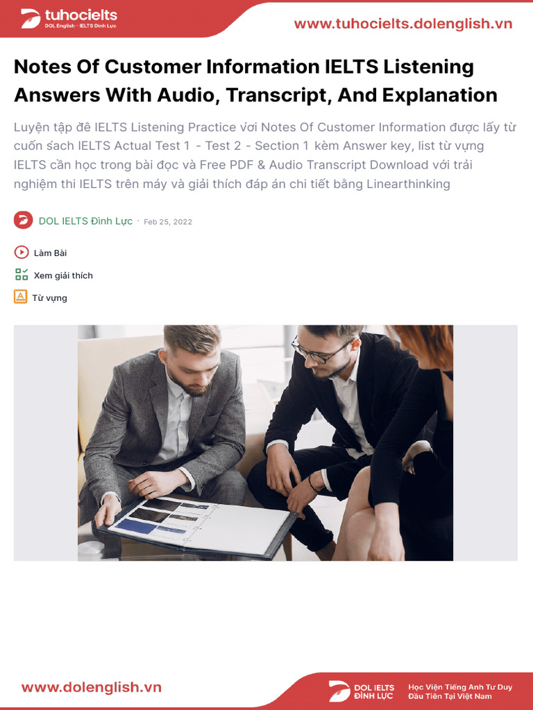 Notes of Customer Information | PDF