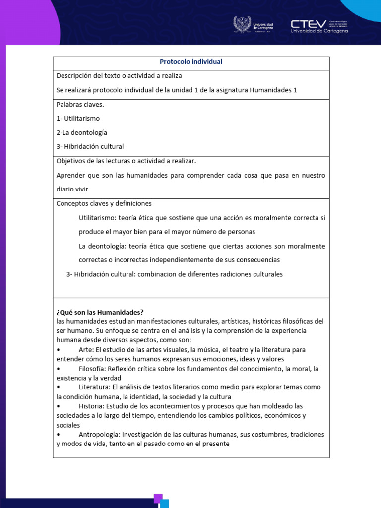 PROTOCOLO INDIVIDUAL U1 | PDF