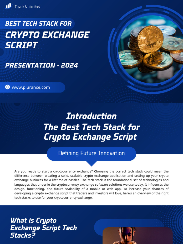 Best Tech Stack For Crypto Exchange Script | PDF | Software Framework | Computer Programming