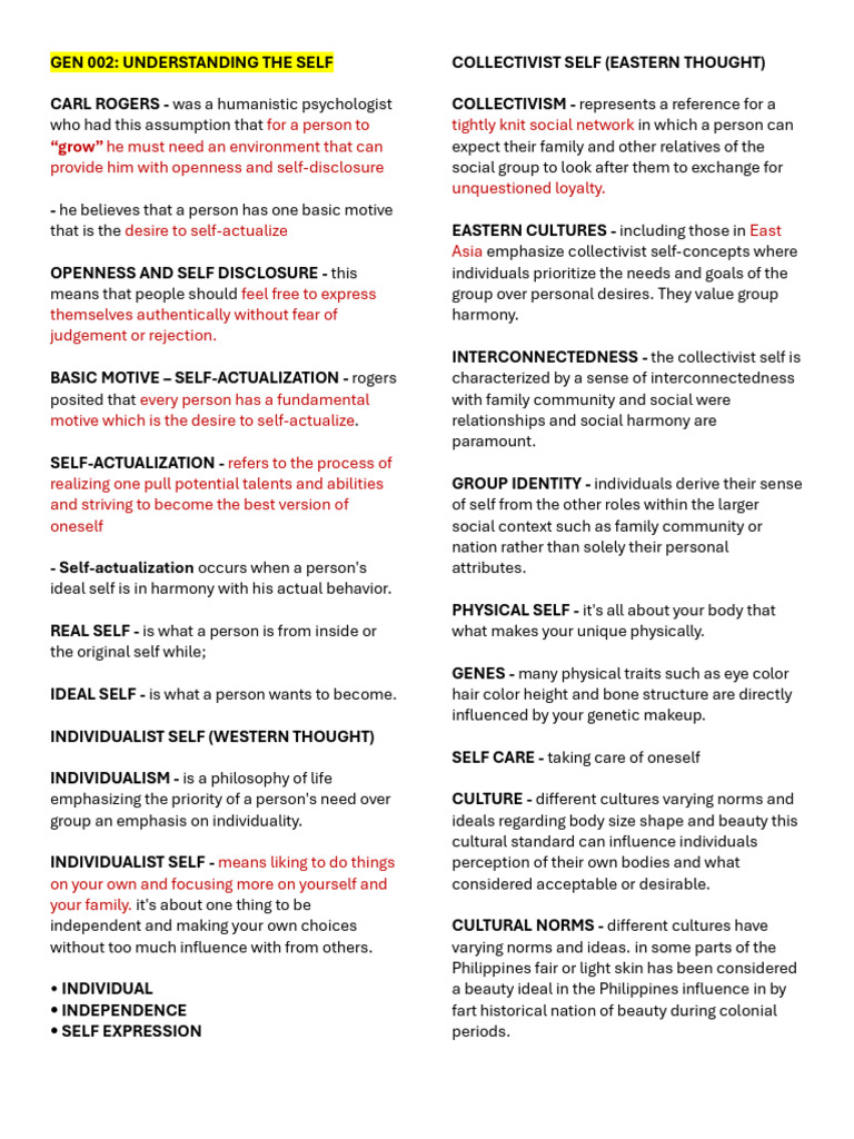 Gen 002 Uts Reviewer | PDF