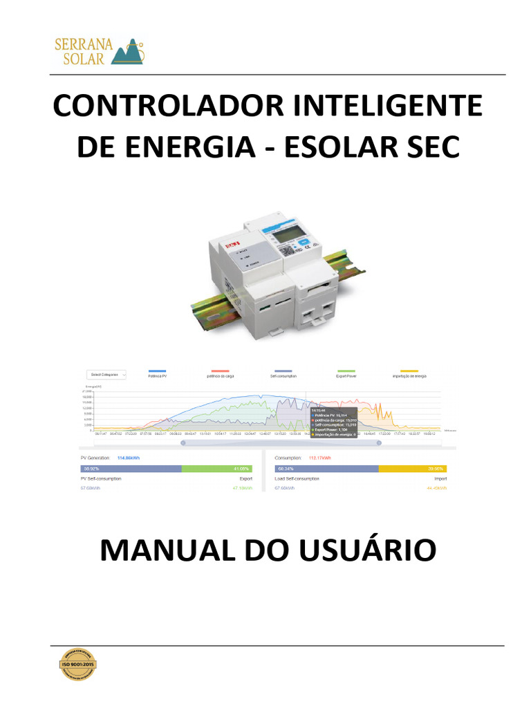 MA 13 Manual Controlador Inteligente de Energia ESolar SEC Rev 0002 | PDF