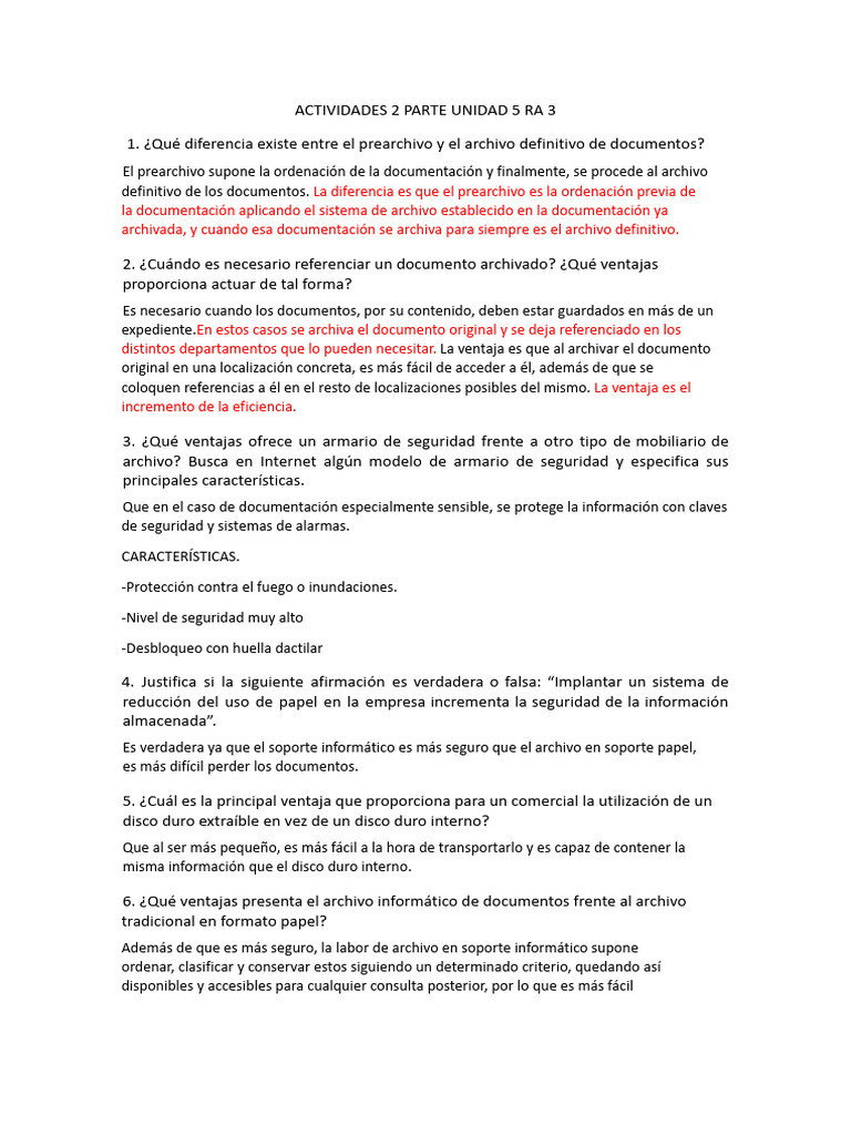 ACTIVIDADES 2 PARTE UNIDAD 5 RA 3-2 Corregidas | PDF