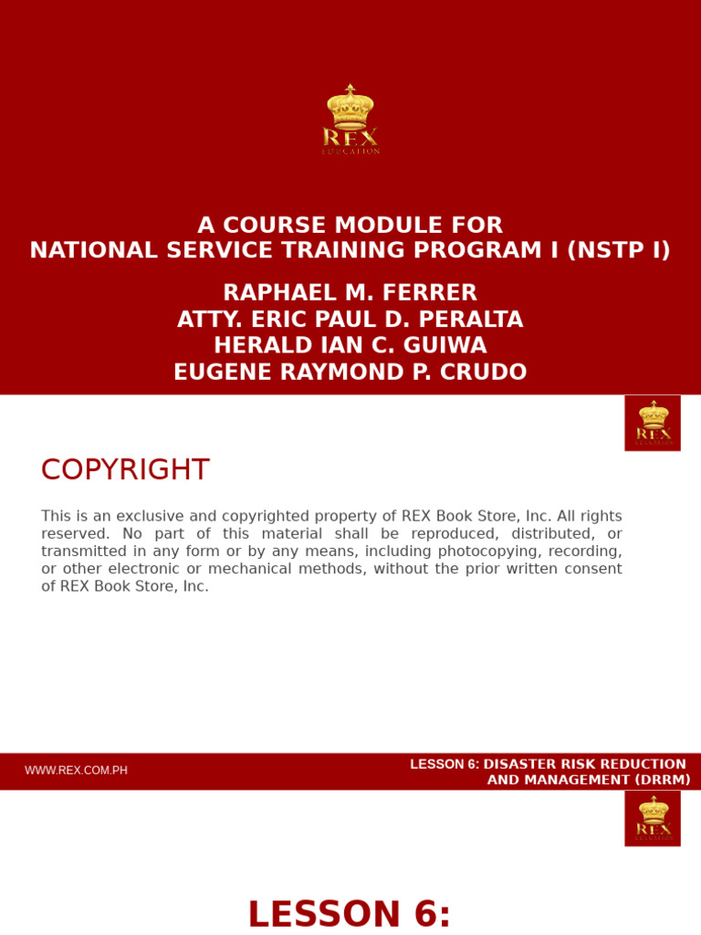 NSTP Lesson 06 | PDF