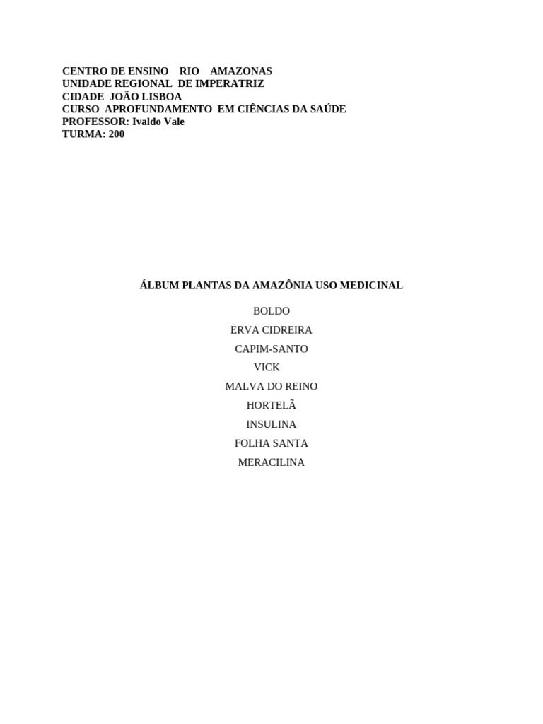 Album de Botânica Completo 2 | PDF